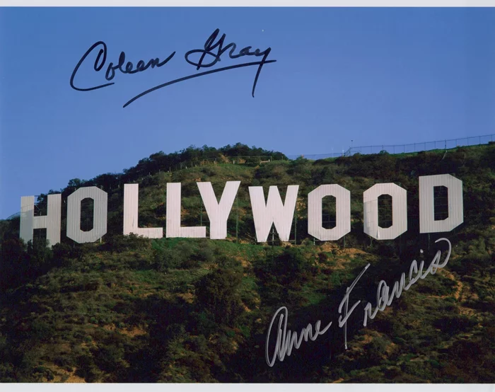 Hollywood Sign autographed 8x10 Photo, item 0001029723